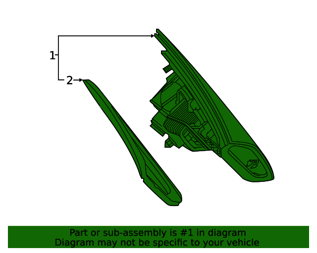 257-906-50-00 - Backup Lamp Assembly 2019-2023 Mercedes-Benz | Mercedes ...