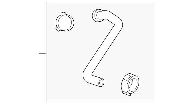 2009-2016 Porsche Engine Coolant Hose 9A1-106-611-00 | Sunset Porsche Parts