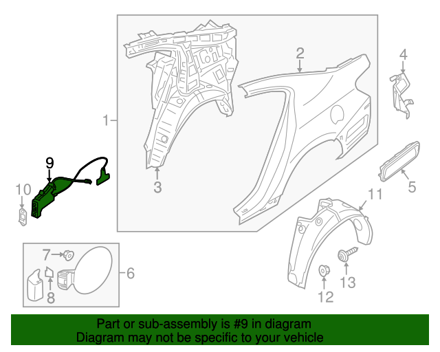 81590-3R010 - Actuator Assembly 2014-2016 Kia Cadenza | Kia.Parts Store