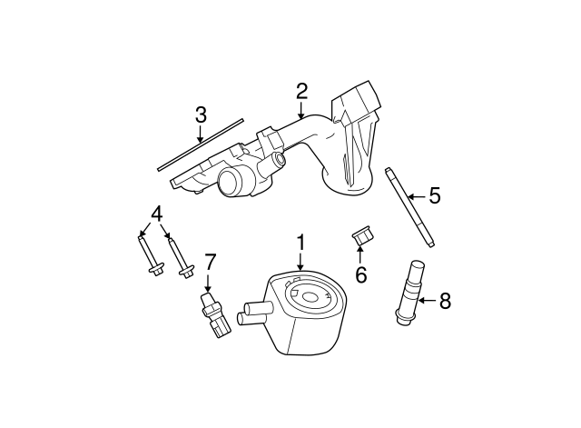 2008-2010 Ford Adapter 7C3Z-6881-H | OEM Parts Online
