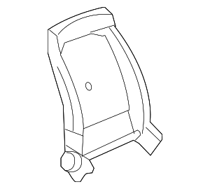 2007-2017 GM Passenger Seat Back Frame 25947652 GM | GMPartsDirect.com