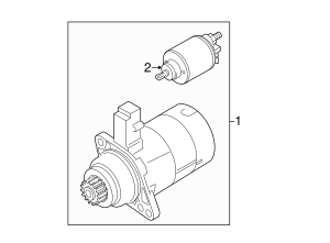 2013-2021 Volkswagen Starter Motor 02M-911-024-R | OEM Parts Online