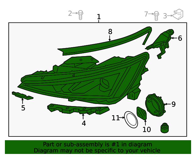 2019-2020 Hyundai Elantra Composite Assembly 92101-F2740 | OEM Parts Online