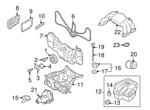 2010-2013 Subaru Cover 12362AA010 | Subaru Parts For You