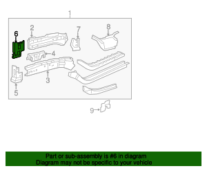 2006-2018 Toyota RAV4 Rail Extension 57113-0R010 | Toyota Parts Center