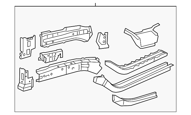 2016-2018 Toyota RAV4 Side Member Assembly 57102-0R030 | Toyota Parts ...