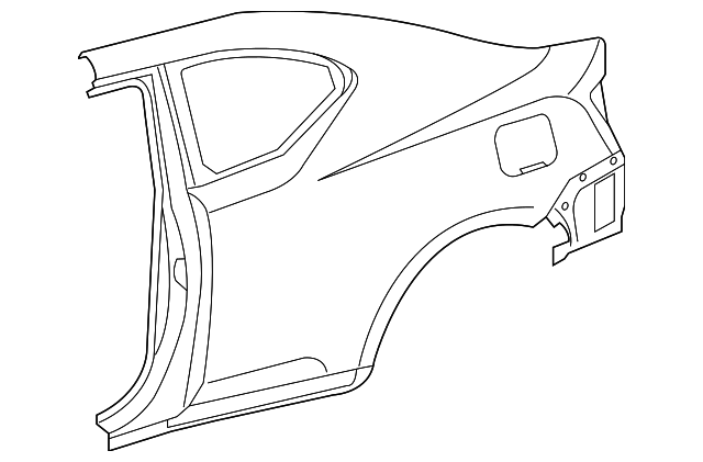 2011-2016 Scion tC Quarter Panel 61604-21130 | Toyota of Anaheim Parts