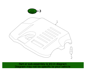 2018-2023 Land Rover Engine Cover Seal LR074074 | Express Land Rover Parts