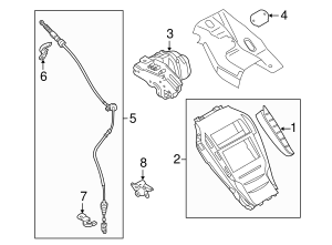 Ford Sel 2011 3C3Z-6F089-AA 3C3Z6F089AA - Genuine Ford Actuator ...