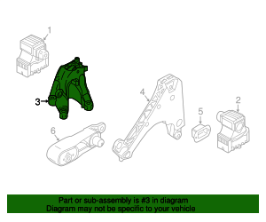 22-11-6-878-938 - Engine Mount Bracket 2014-2021 BMW | AutoNationParts.com