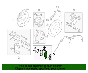 26696FG000 - Disc Brake Pad Set 2008-2020 Subaru | AutoNationParts.com