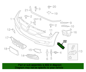 2014-2020 BMW Reflector 63-14-7-295-542 | BMWPartsDirect.com