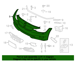 2014-2020 BMW Bumper Cover 51-11-8-061-929 | BMWPartsDirect.com