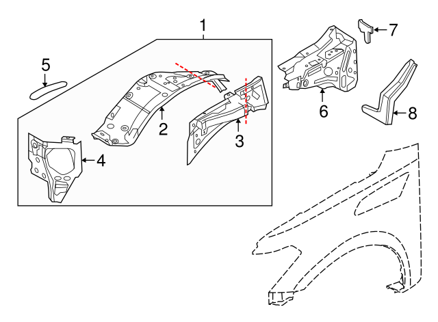2011-2017 Infiniti Upper Rail 64150-5ZA0A | Infiniti of Orland Park