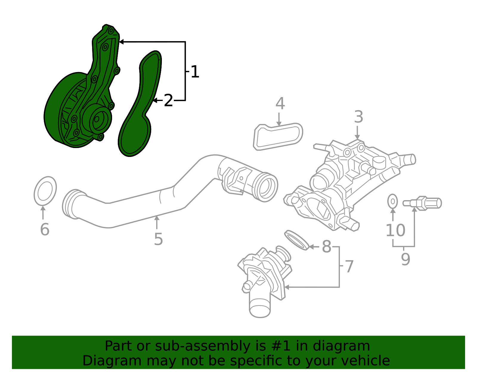 19200-RDF-A01 - Water Pump 2016-2025 Honda | Honda Parts Online