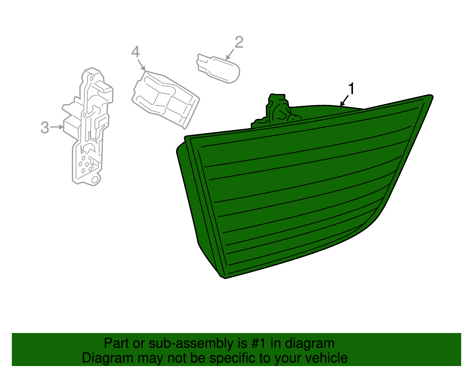63217217313 - 2011-2017 BMW X3 Tail Lamp Assembly (63-21-7-217-313 ...