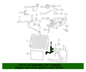 2007-2013 Porsche 911 Radiator Mount Bracket 997-106-365-02 | Porsche Marin