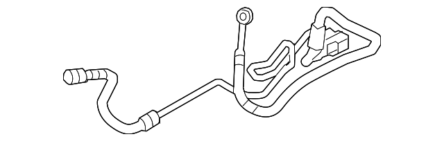 32416785277 - 2008-2014 BMW Power Steering Return Hose (32-41-6-785-277 ...