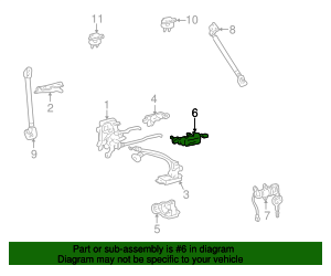 69023-35010 - Liftgate Latch Handle 1996-2002 Toyota 4Runner | Ourisman ...