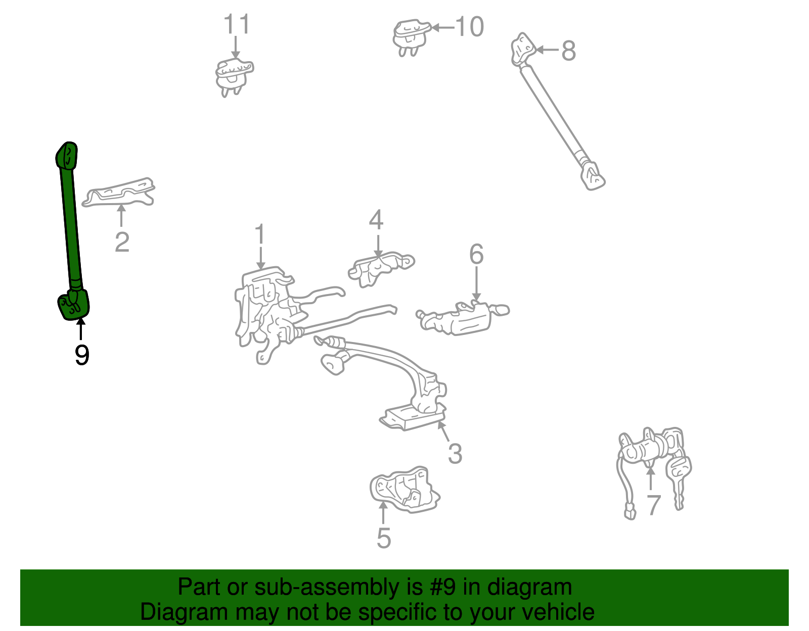 1996-2002 Toyota 4Runner 1996-2002 Toyota 4Runner - Hatch Lift Support ...