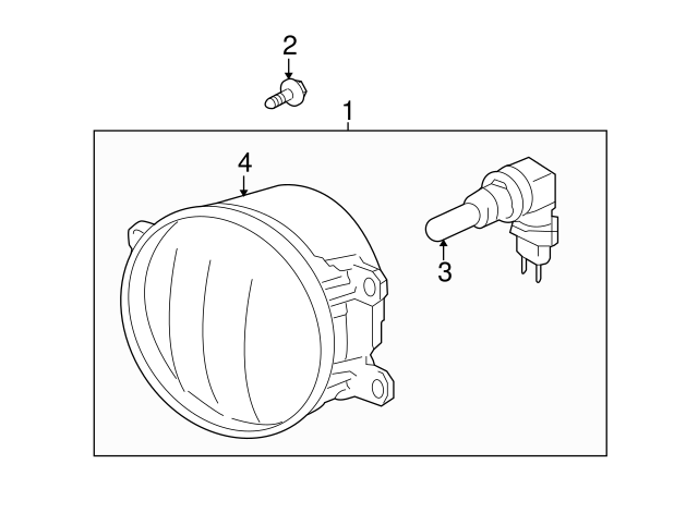 81220-06071 - Fog Light 2008-2015 Toyota | AutoNationParts.com