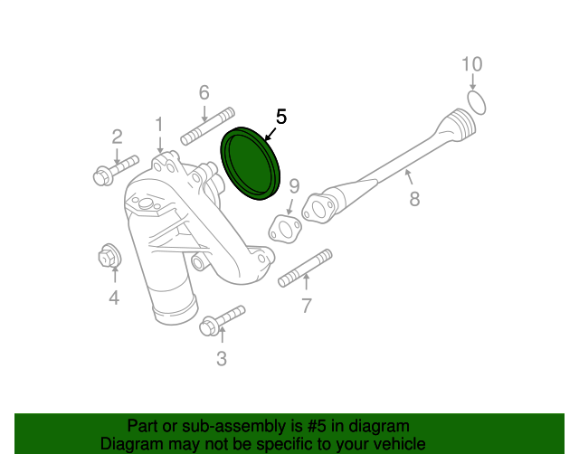 2001-2016 GM Water Pump O-Ring 94013304 GM | GMPartsDirect.com