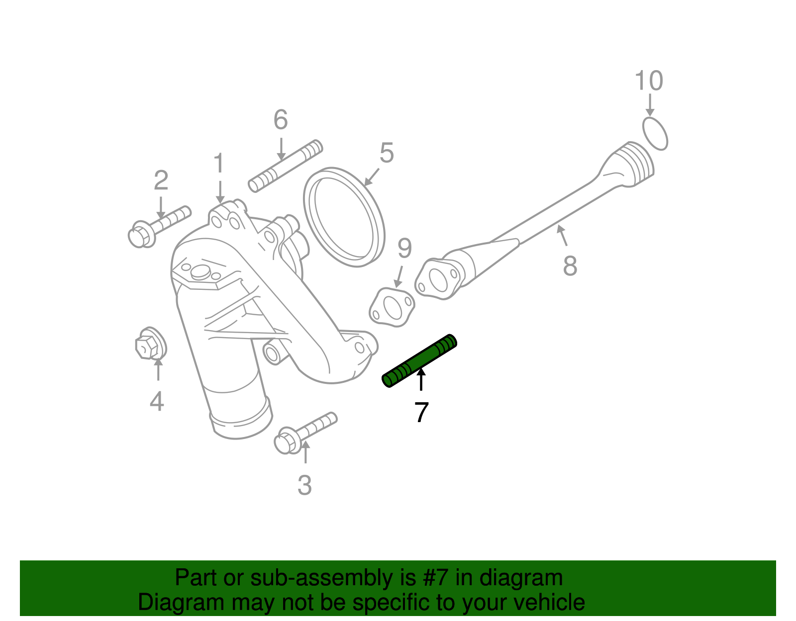 2006-2015 GM Water Pump Stud 11611145 GM | GMPartsDirect.com
