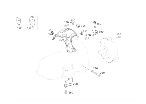 Detachable Transmission Parts, Oil Filler Pipe for 2012 Mercedes-Benz ...