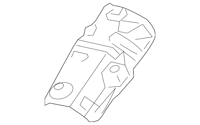 74752-EA000 - Floor Pan Heat Shield - 2005-2019 Nissan | Nissan OEM ...