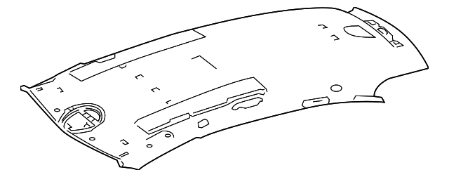 251-690-20-50-7H21 - Headliner 2006-2012 Mercedes-Benz | Mercedes-Benz ...