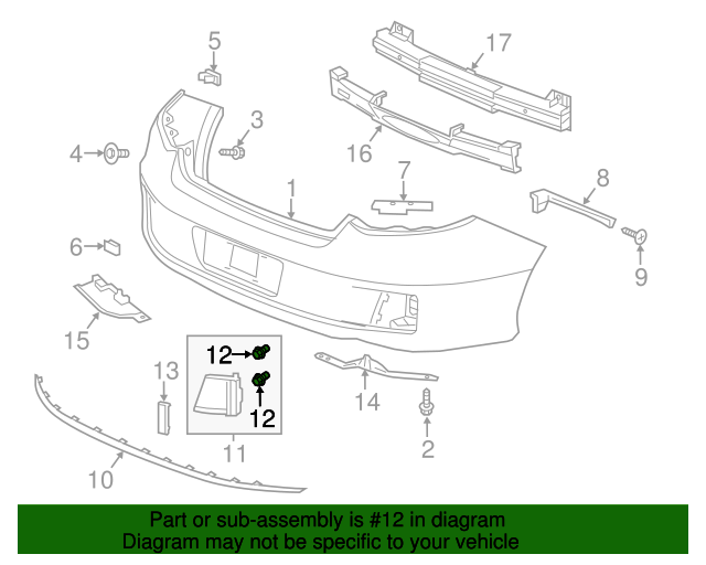 90651-T3L-003 - Reflector Panel Clip 2013-2021 Honda | Honda Parts Online