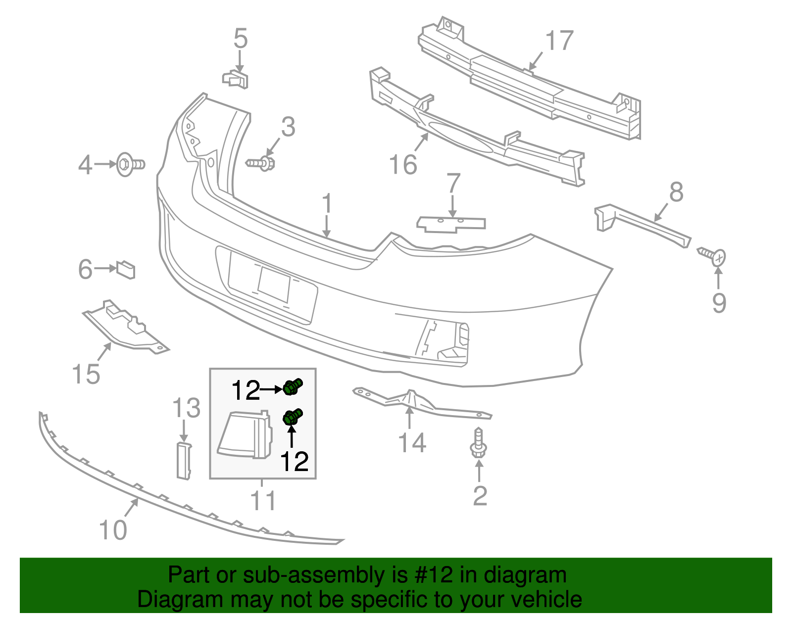 90651-T3L-003 - Reflector Panel Clip 2013-2021 Honda | Honda Parts Online