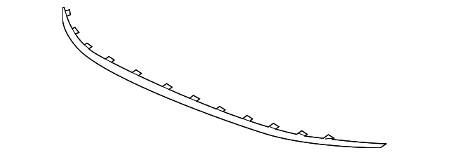 71503-T3L-A01 - Molding Rear Bumper - 2013-2015 Honda Accord | Genuine ...