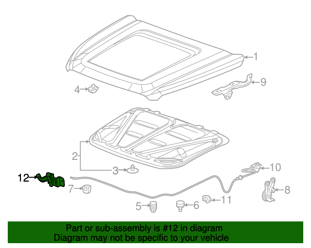 2015-2018 GMC Hood Primary and Secondary Latch 85574820 GM | Flow ...