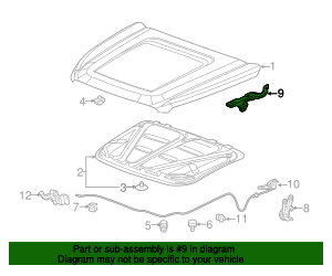 2015-2020 GM Passenger Side Hood Hinge 22914277 | AutoNationParts.com