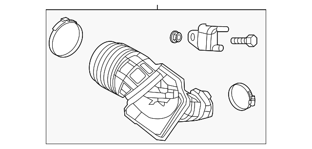 2020-2022 Cadillac Air Cleaner Outlet Duct 84878488 | GMPartsDirect.com