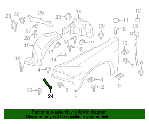 51757188840 - 2008-2014 BMW Pressure Lip Seal, right (51-75-7-188-840 ...