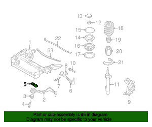 31106767496 - 2006-2023 BMW Front Control Arm Nut (31-10-6-767-496 ...