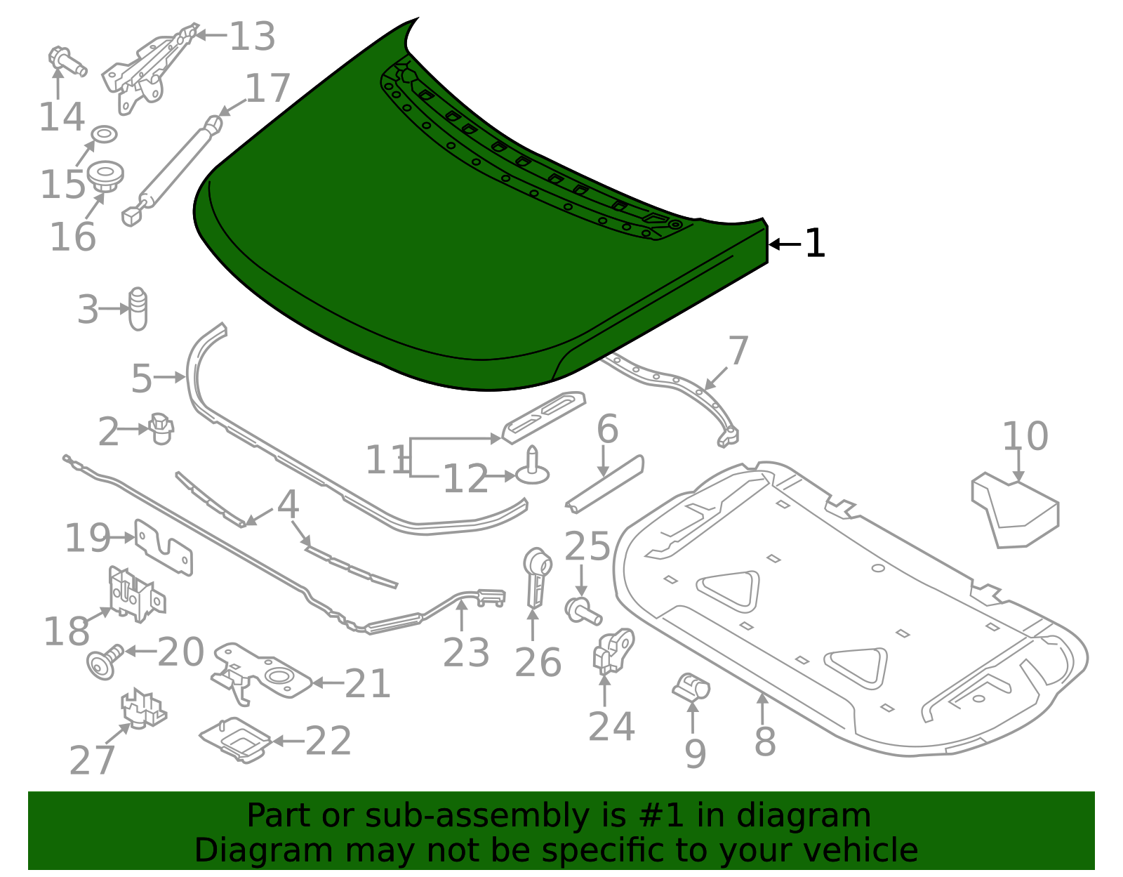 2018-2022 Land Rover Range Rover | Hood | LR100514 | Express Land Rover ...