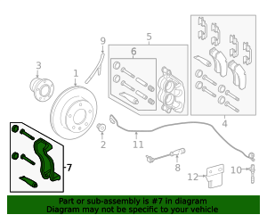 9074239500 - Caliper Mount 2019-2024 Mercedes-Benz | Mercedes-Benz USA ...