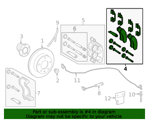 9074209901 - Brake Pads Front 2010-2024 Mercedes-Benz | Mercedes-Benz ...