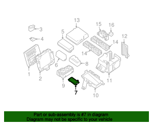 24382-AM600 - Relay Cover 2005-2009 Nissan | Nissan Parts & Accessories ...