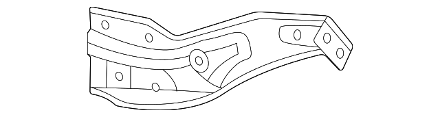 84103501 - Front Driver Side Fender Front Brace 2020-2023 Cadillac CT5 ...