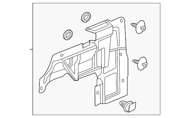 2020-2023 Cadillac CT5 Front Driver Side Engine Splash Shield 84450469 ...
