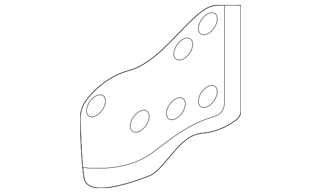 2020-2025 Cadillac Front Passenger Side Bumper Fascia Support Outer ...