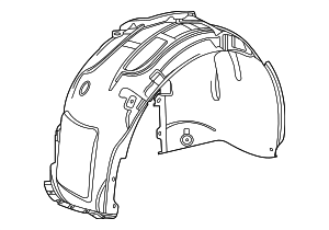 2020-2024 Cadillac CT5 Front Driver Side Wheelhouse Liner 84926507 ...