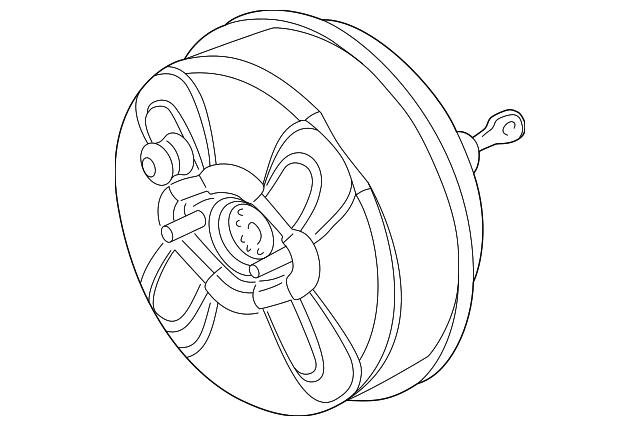 2000-2006 GM Power Brake Booster Assembly 19371355 GM | GMPartsDirect.com