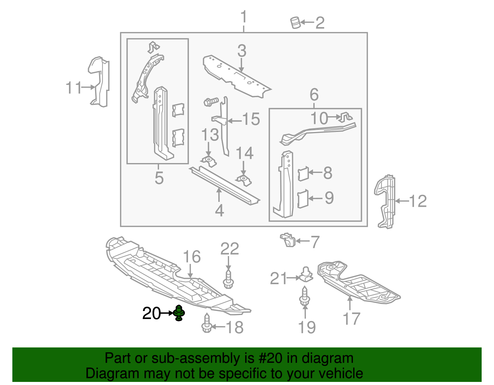 Genuine Toyota Fender Liner Clip part# 90467-07164 for 1997-2020 Toyota ...