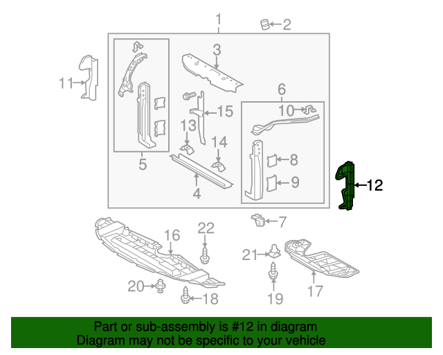 Toyota OEM Deflector Part# 53294-08100 | OEM Vehicle Parts