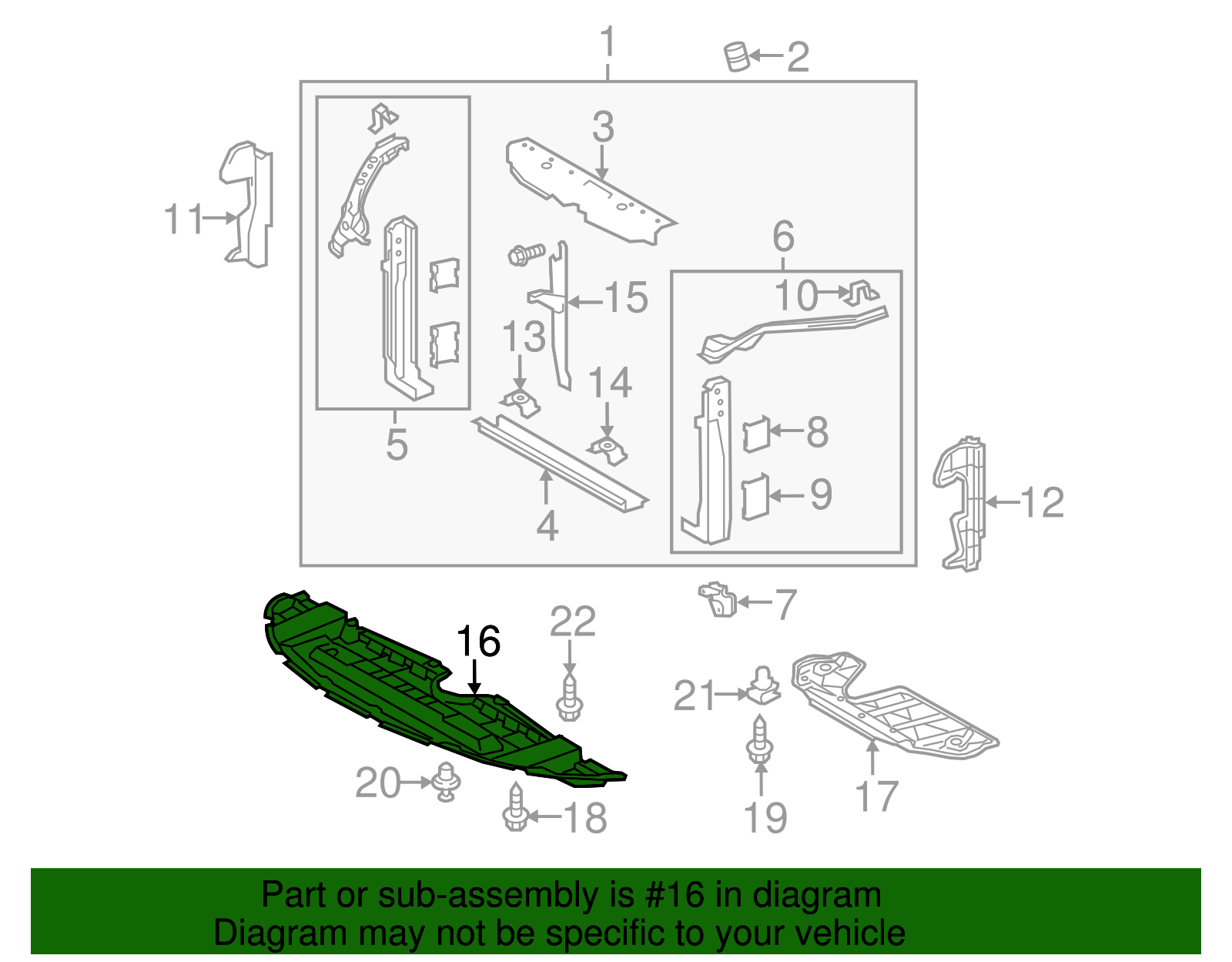 2011-2016 Toyota Sienna Splash Shield 51441-08040 | OEM Parts Online